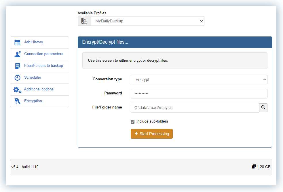 Syncrify Client Encryption